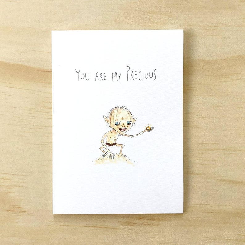 You Are My Precious Handmade greeting card Love card | Etsy