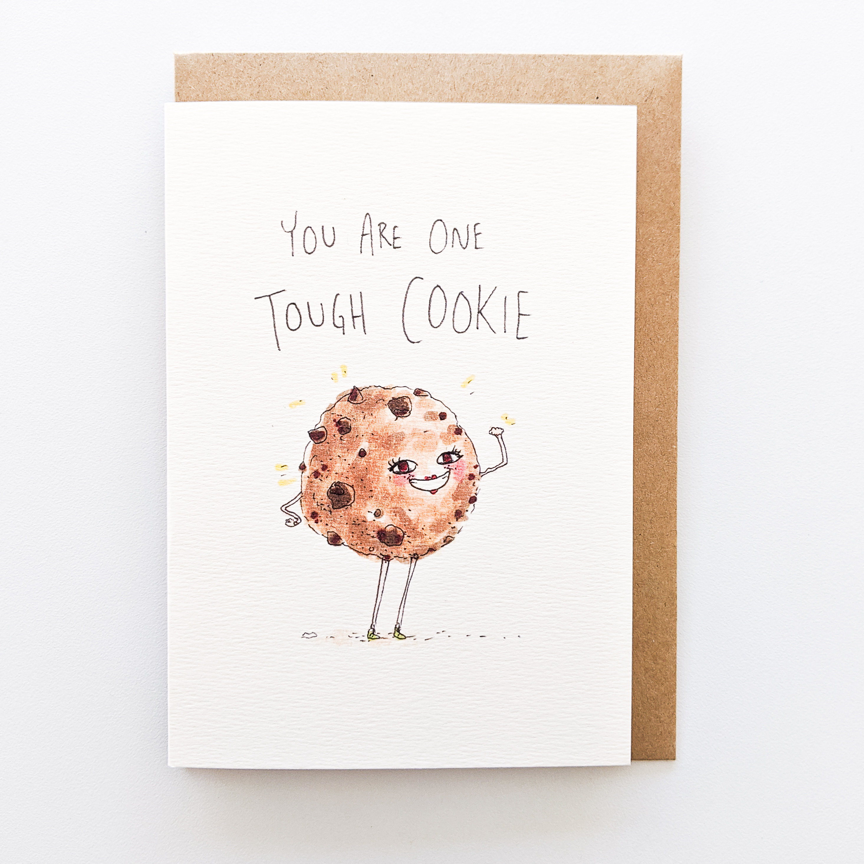 You Are One Tough Cookie Handmade greeting card Get well | Etsy