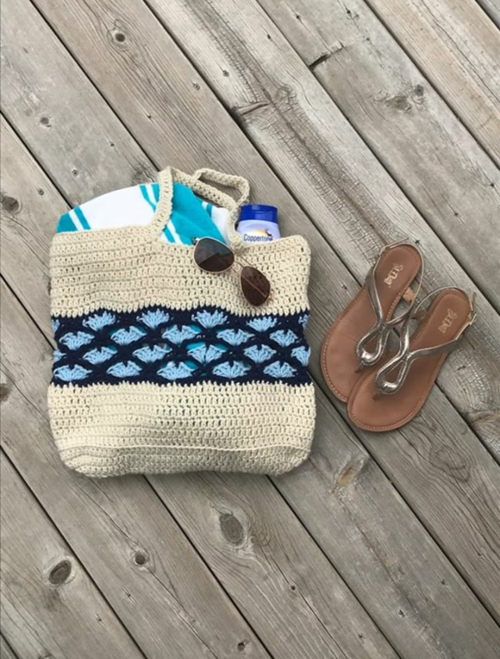 Seashell Beach Bag Crochet Pattern PDF Digital Download - Etsy