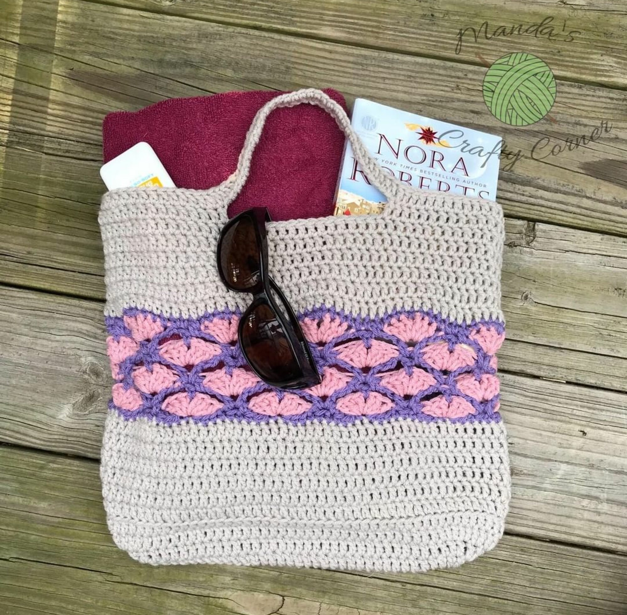 Seashell Beach Bag Crochet Pattern PDF Digital Download - Etsy