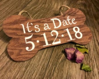 I loved her first dog bone sign I loved her first engagement | Etsy