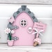 Magical Light Pastel Pink Fairy Door, Handpainted With Embellishments ...