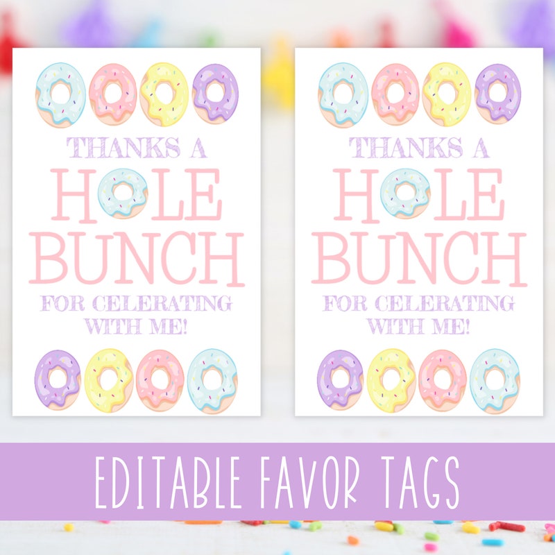 Donut Party Favor - Etsy