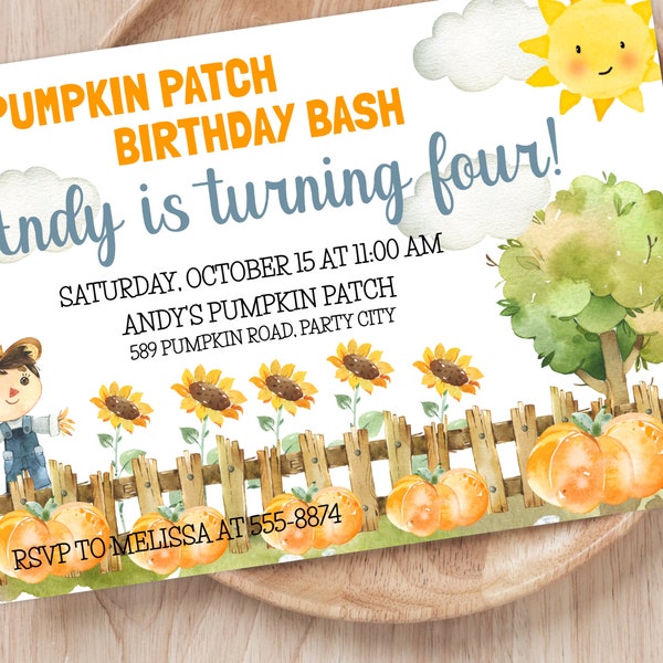 Pumpkin Patch Party - Etsy