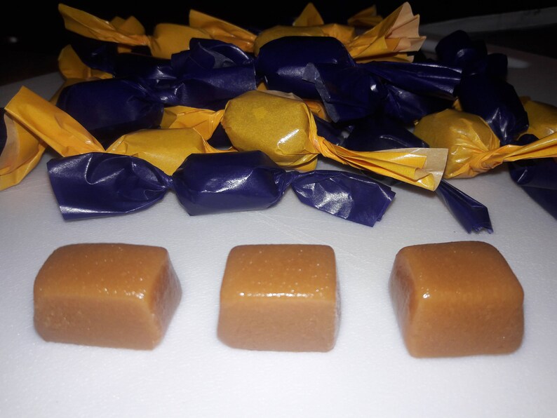 Homemade Soft Delicious Buttery Caramels 1 4 Lb Etsy