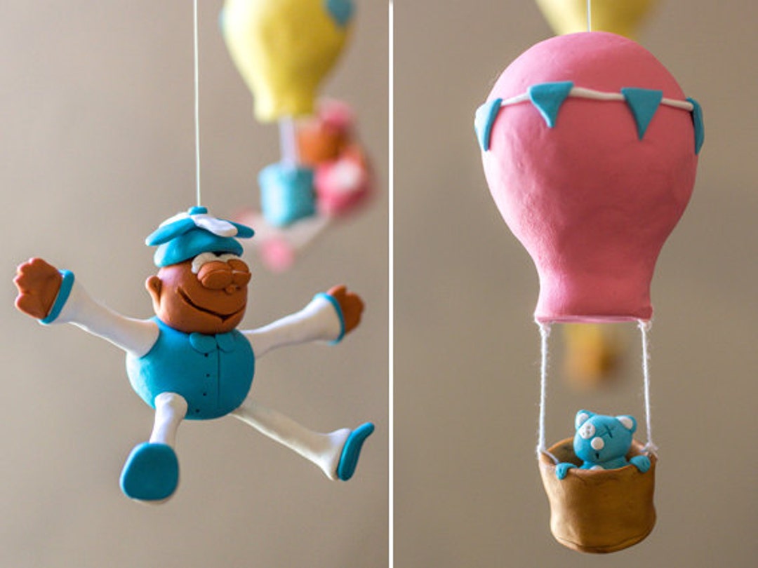 Crib mobile,hot air balloon mobile, baby mobile, nursery mobile ...