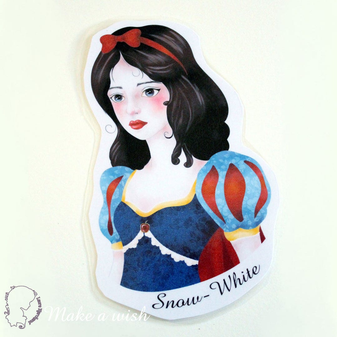 Laminated Bookmarks Cut to the Character Shape of Snow White Inspired ...
