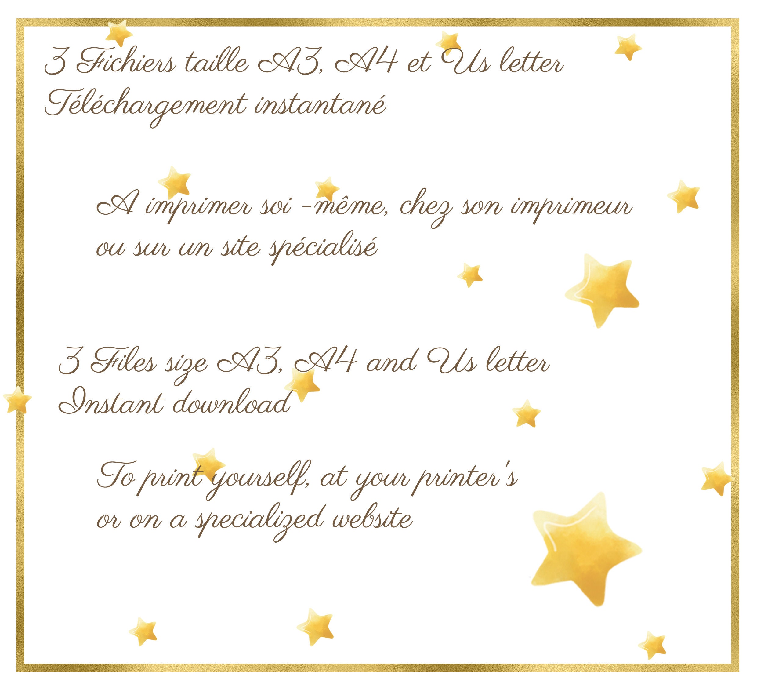 Downloadable and Printable Star Alphabet A3 A4 Size Us Letter Ideal for ...