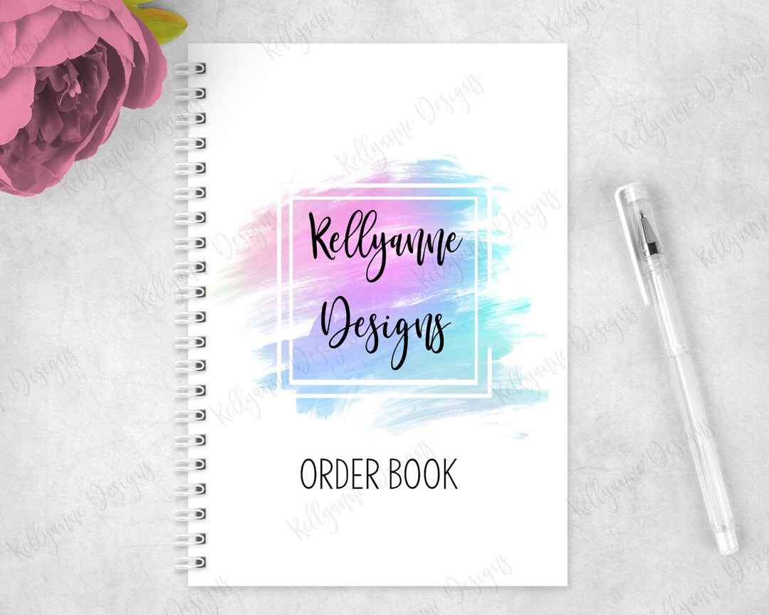 50 Page A5 Wire Bound Business Order Book, Small Business Order Form, 2 ...