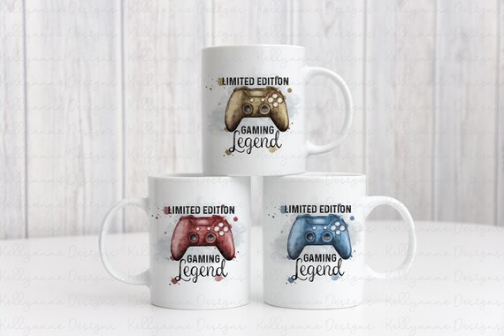 Limited Edition Personalised Gaming Legend Mug Gamer Mug | Etsy UK