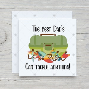 Dad Fishing Fisherman Best Catch Father's Day Card 3 - Etsy UK