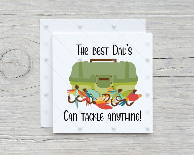 Fishing Dad Father's Day Card - Best Catch, 3 Designs - Etsy UK