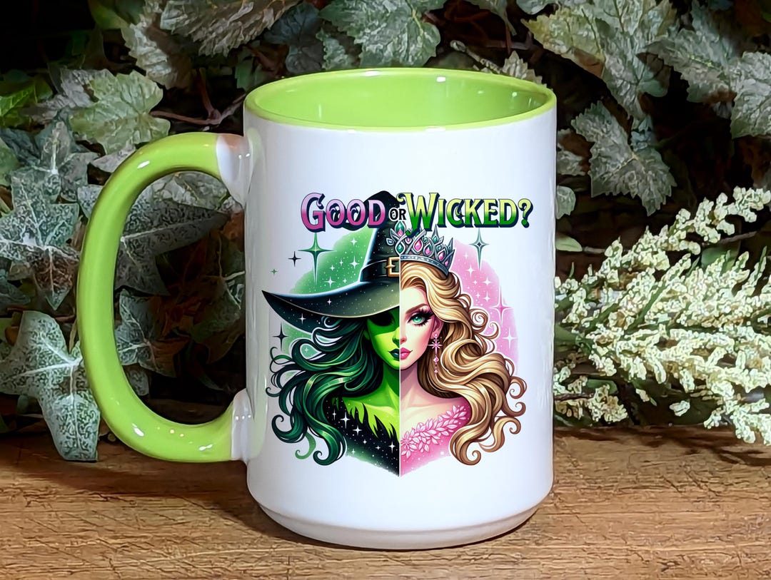 Good or Wicked Mug, Defying Gravity, Wicked Musical Mug, Coffee Mug ...