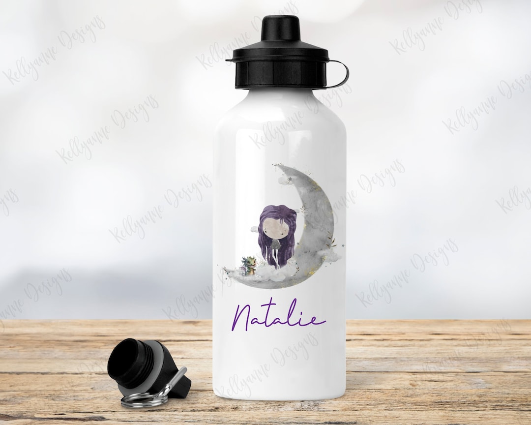 Goth Girl Water Bottle, Personalised Bottle, Pretty Little Goth Girl ...