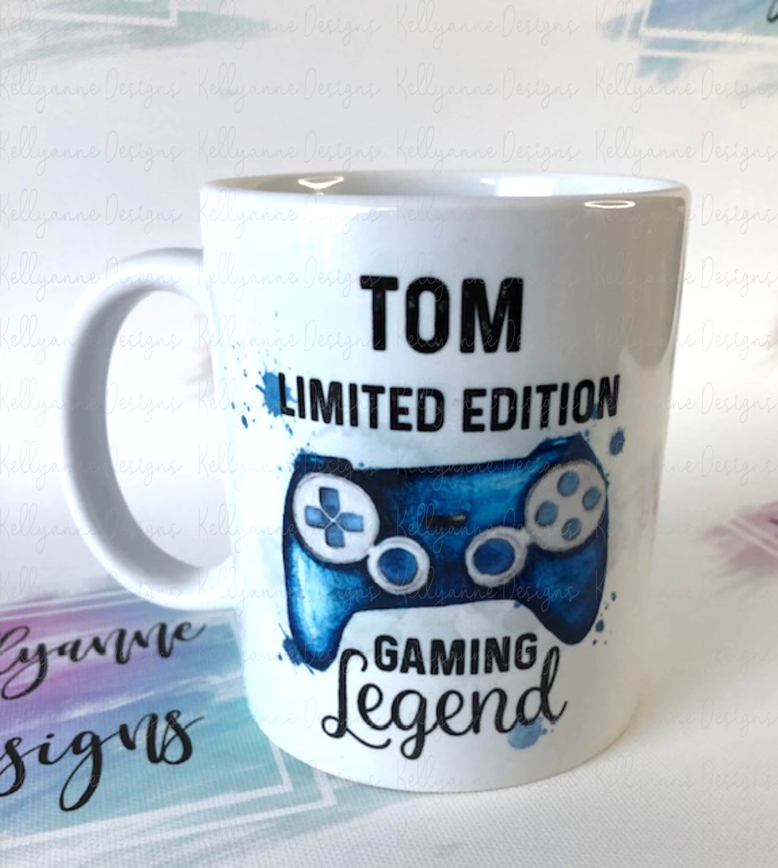 Limited Edition Personalised Gaming Legend Mug Gamer Gift FREE | Etsy