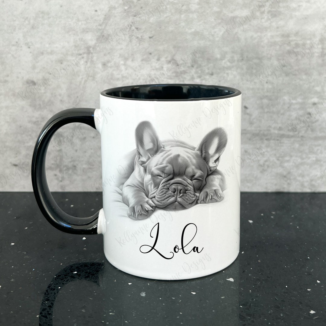 French Bulldog Ceramic Mug, Frenchie Lover Gift - Etsy