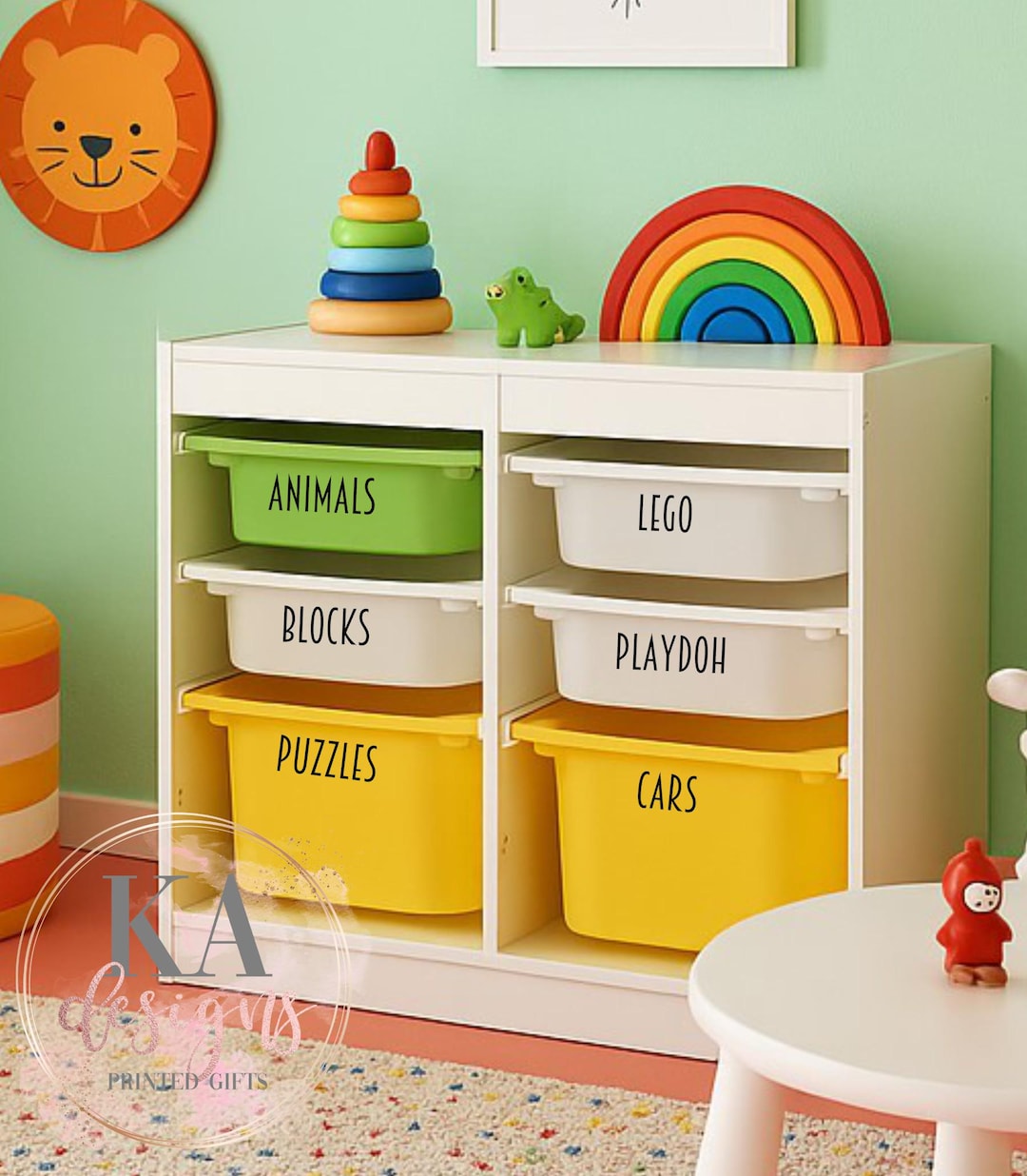 Toy Box Stickers, Trofast Labels, Storage Labels - Etsy UK