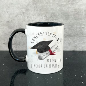 Graduation Mug, Congratulations on Your Graduation, Personalised ...