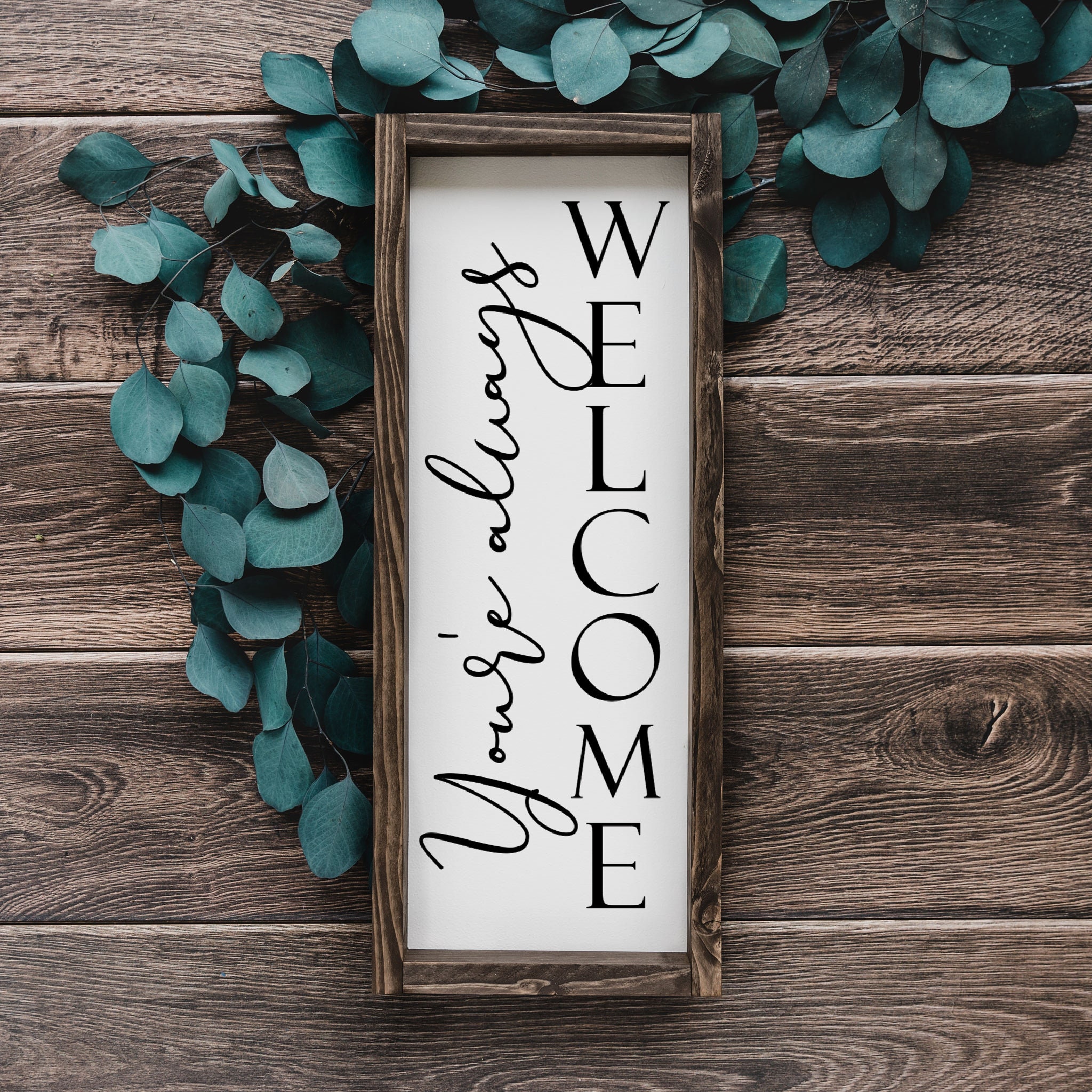 Welcome sign You're always welcome/Home sign-Hallway | Etsy