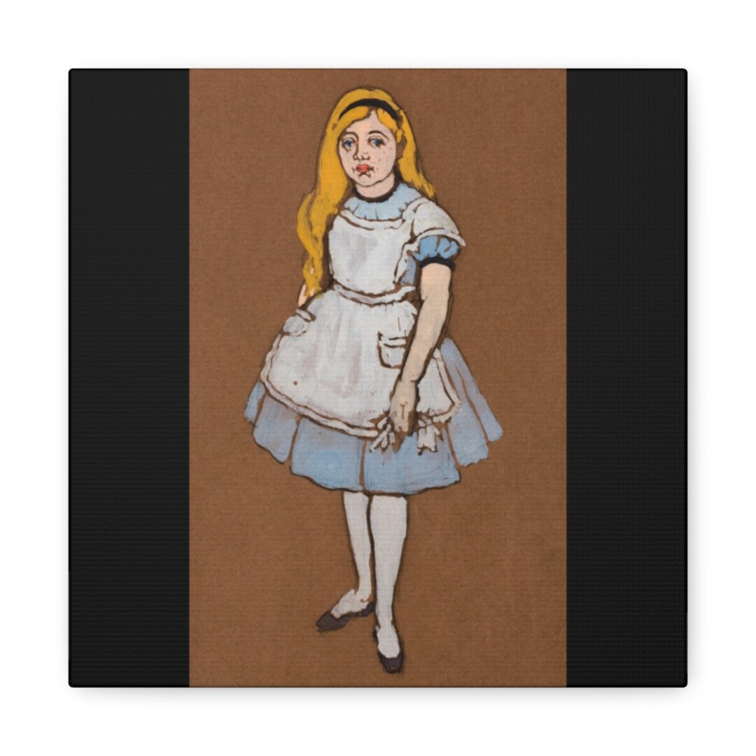 Alice in Wonderland Art Print Canvas, "alice" ,vintage Art Print ...