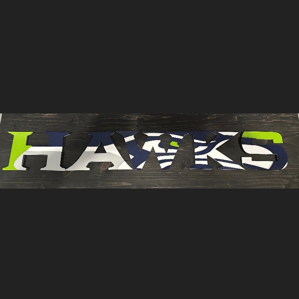 Seahawks Wood Sign - Etsy