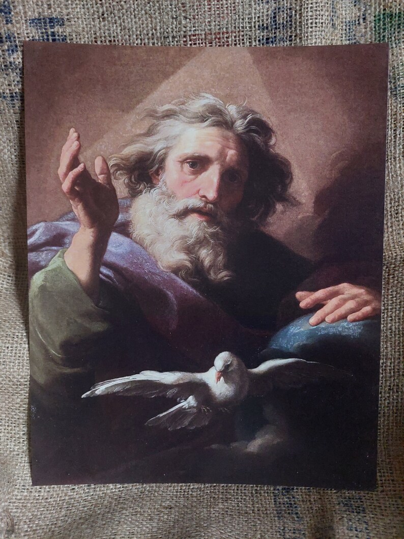 God the Father Catholic Art Print, Unframed - Etsy