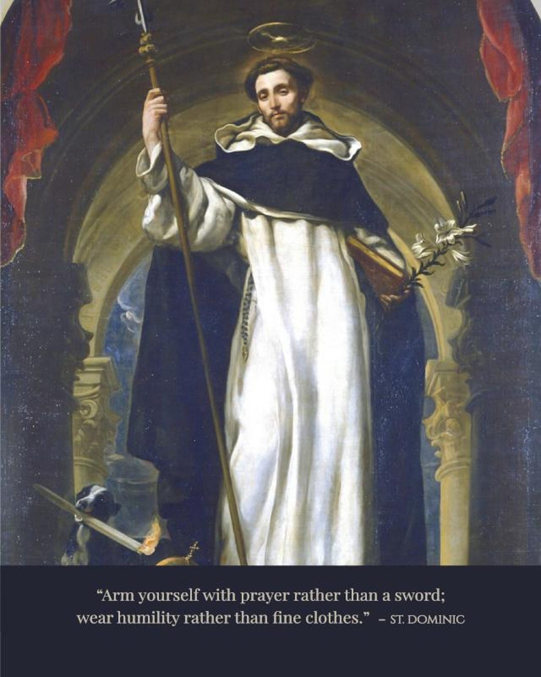 St. Dominic Catholic Art PRINTABLE DOWNLOAD - Etsy