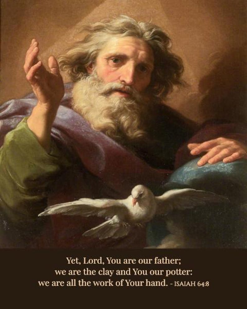 God the Father Catholic Art PRINTABLE DOWNLOAD - Etsy