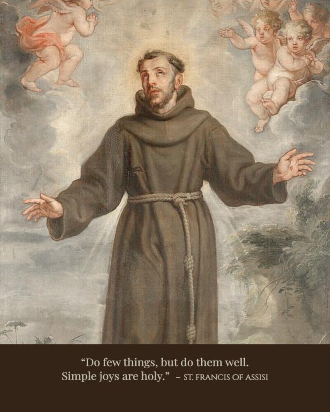 St. Francis of Assisi Catholic Art PRINTABLE DOWNLOAD - Etsy