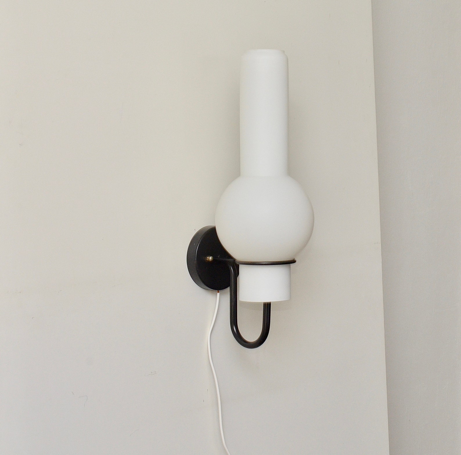 Zeldzame Minimalistische Lucifero Quinquet Wandlamp Uit De Jaren 60 Van ...
