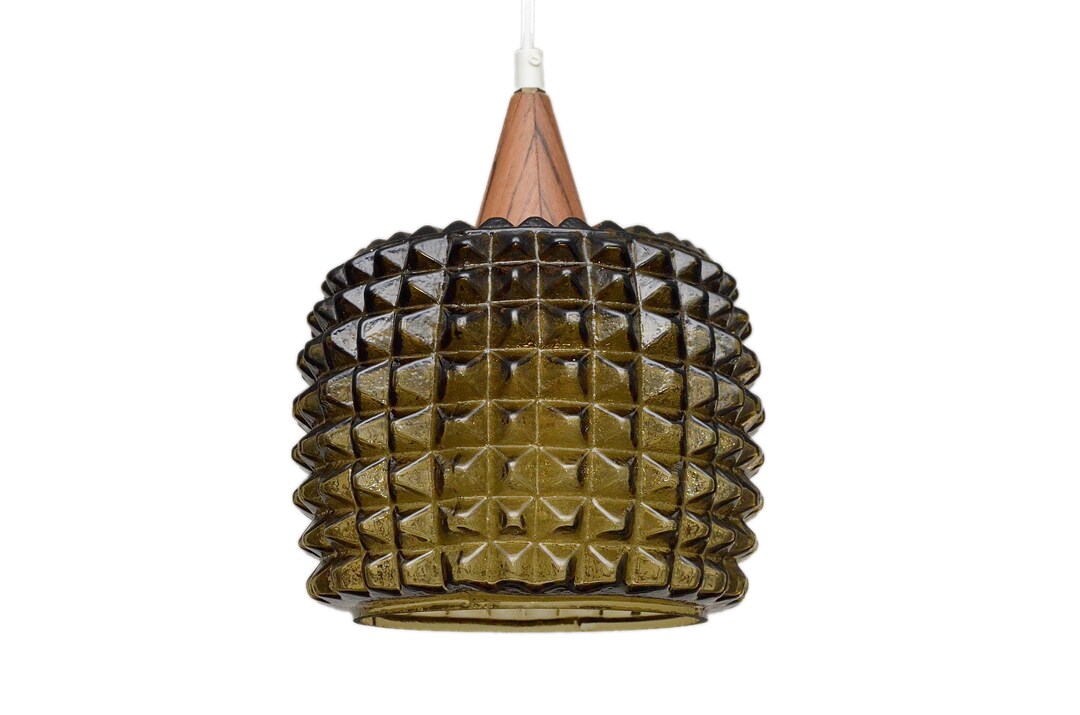 Rare Scandinavian Ceiling Pendant Light, Hanging Lamp With Double Shade ...