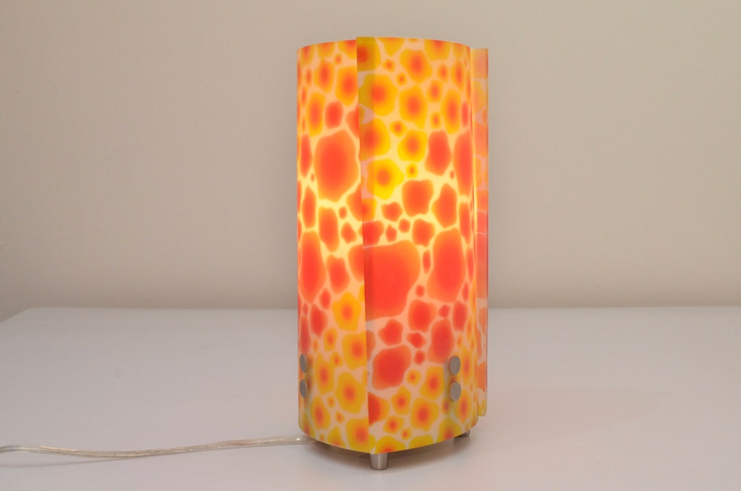 Vintage Art Glass Table Lamp by ESTO Leuchten Austria, 1990s - Etsy