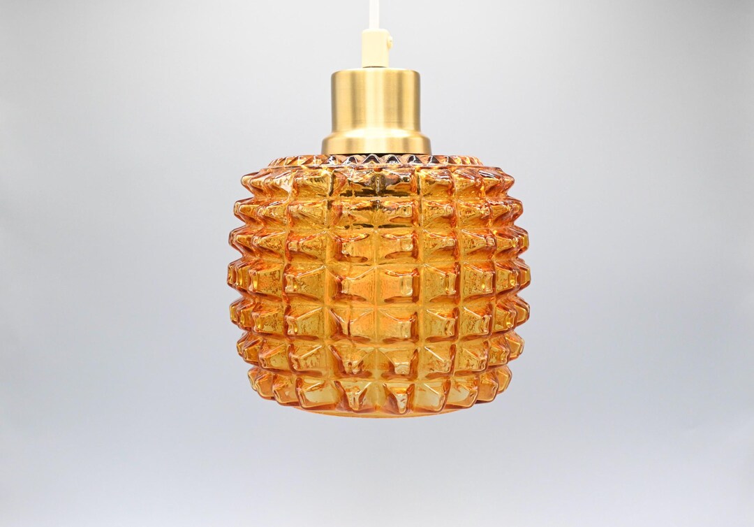 Scandinavian Ceiling Pendant Light, Hanging Lamp With Spiked Shade ...