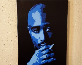 Tupac Shakur Canvas - Etsy