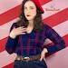 Vintage 1940s 1950s Style “ava” Flannel Shirt Blouse - Size S,M,L,XL - Etsy