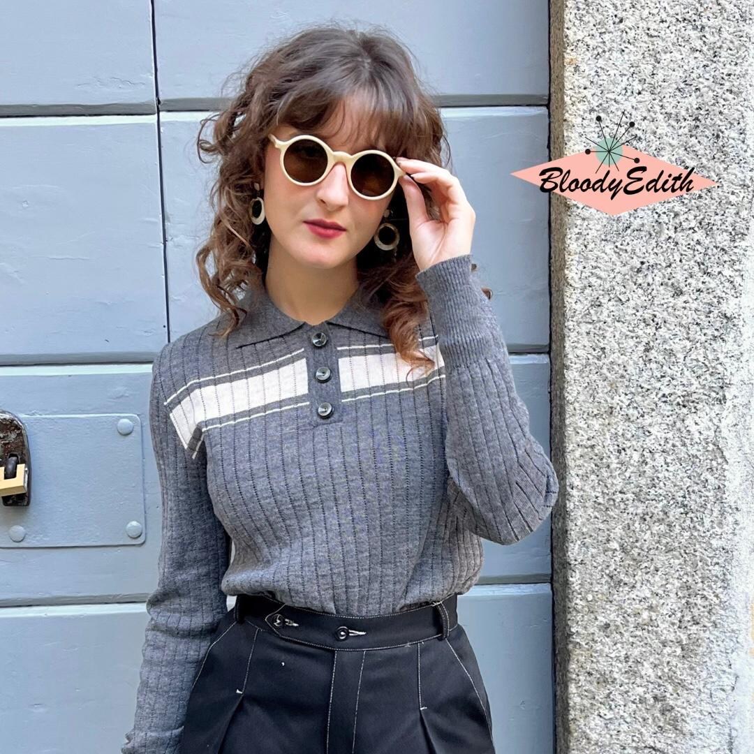 Vintage 1930s Style Woolen “serafina” Limited Edition Seraph Sweater ...