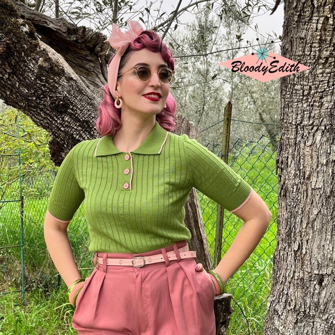 Vintage 1930s Style Cotton “serafina” Limited Edition Seraph Sweater ...