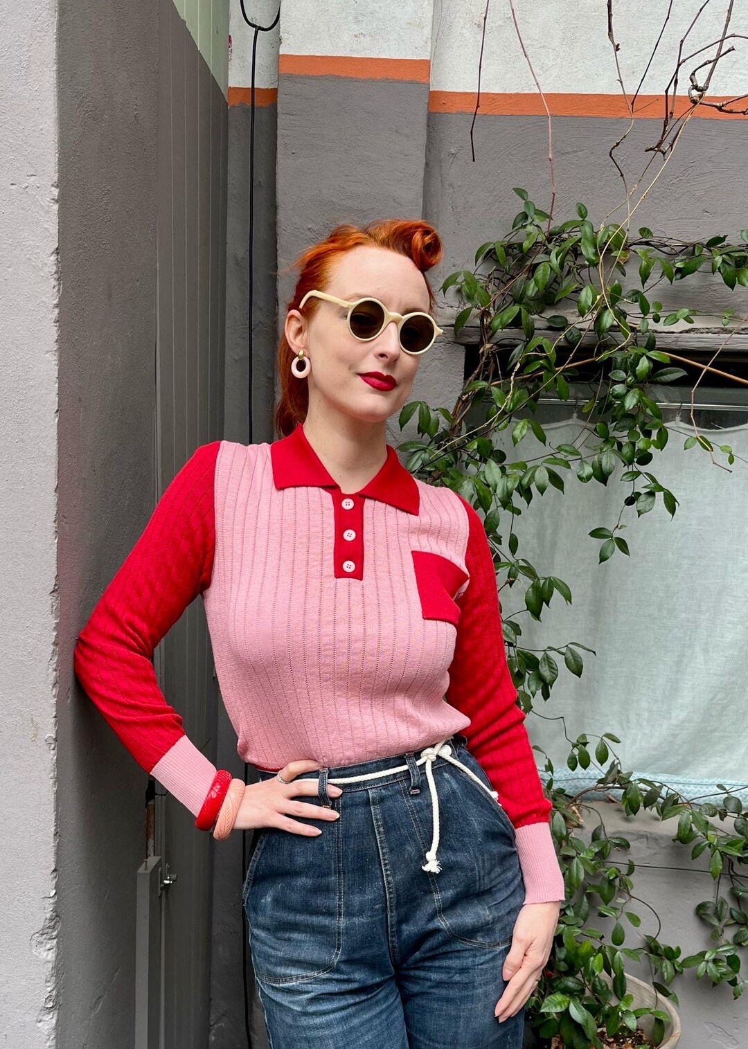 Vintage 1930s Style Woolen “serafina” Limited Edition Seraph Sweater ...