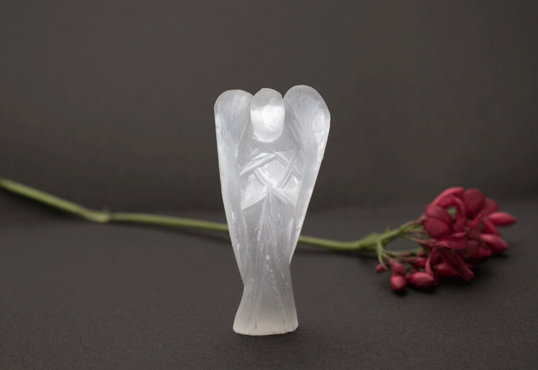 Selenite Crystal Angel Charged by Reiki Grand Master Angel Guardian ...