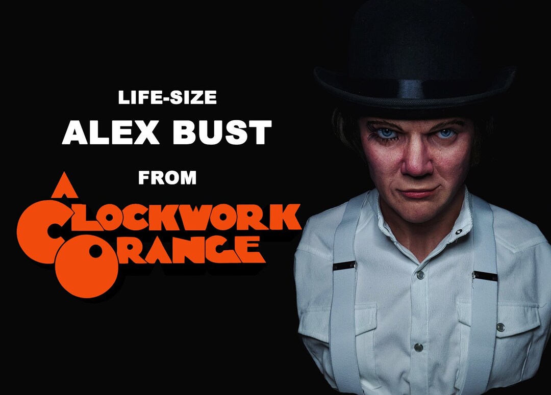 Alex - Professional RESIN Bust From the Film "a Clockwork Orange" - Etsy