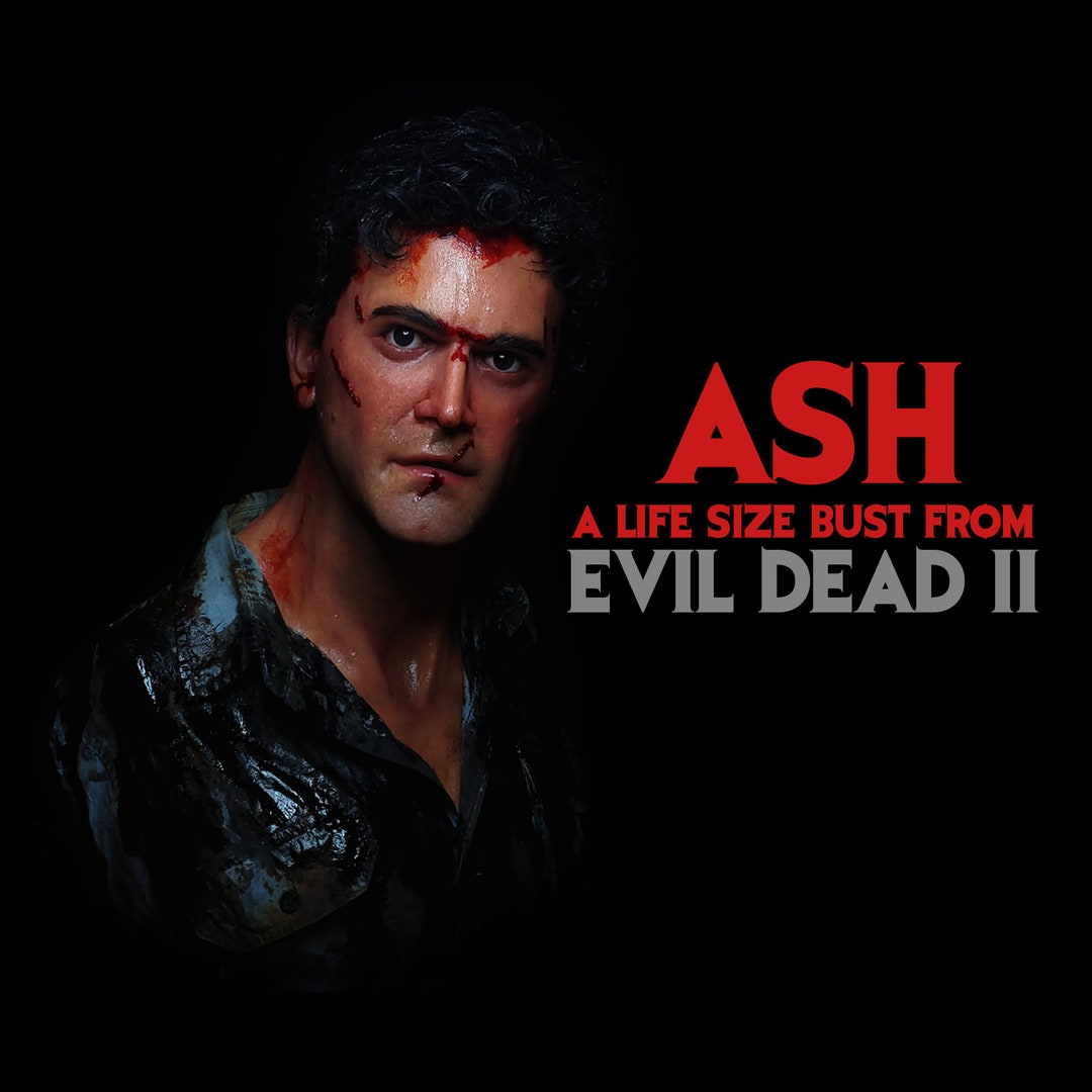 ASH - A Life-size Bust From Evil Dead II - Etsy