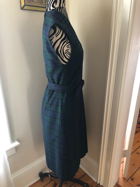 Pendleton Wool Tartan Plaid Dress/Jumper-Vintage Size… - Gem