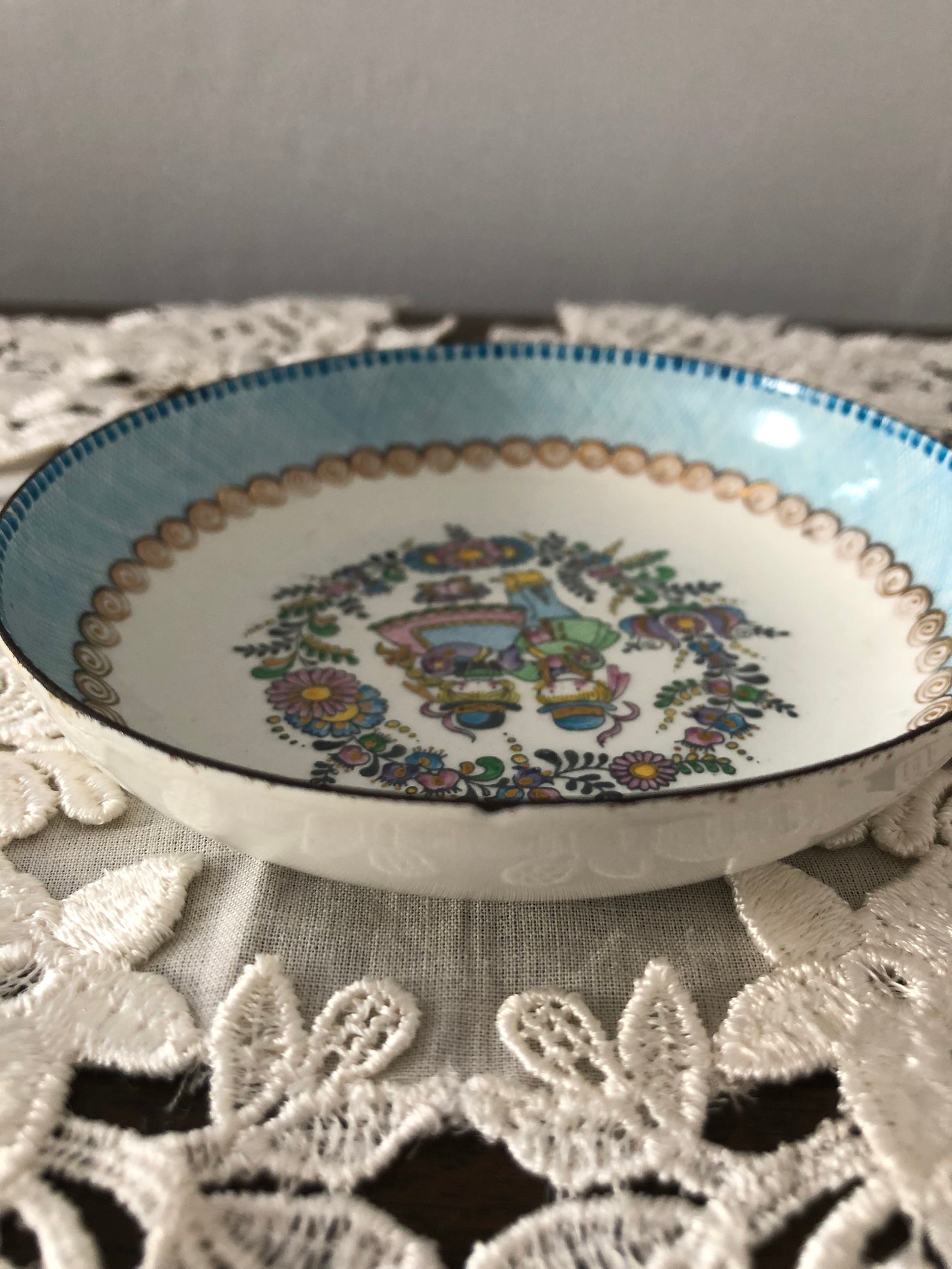 Steinbock Email Austria Decorative Dish Handmade Enamel on - Etsy UK