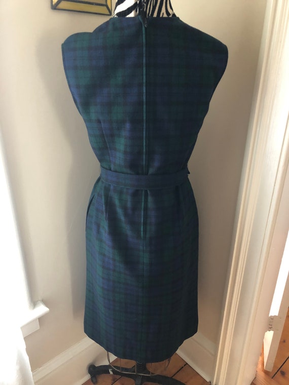 Pendleton Wool Tartan Plaid Dress/Jumper-Vintage Size… - Gem