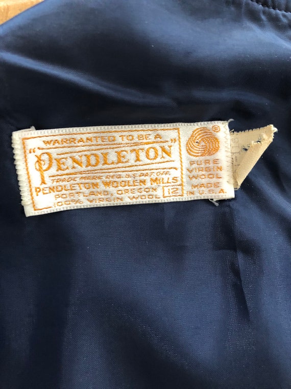 Pendleton Wool Tartan Plaid Dress/Jumper-Vintage Size… - Gem