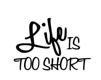 Too Short Svg - Etsy