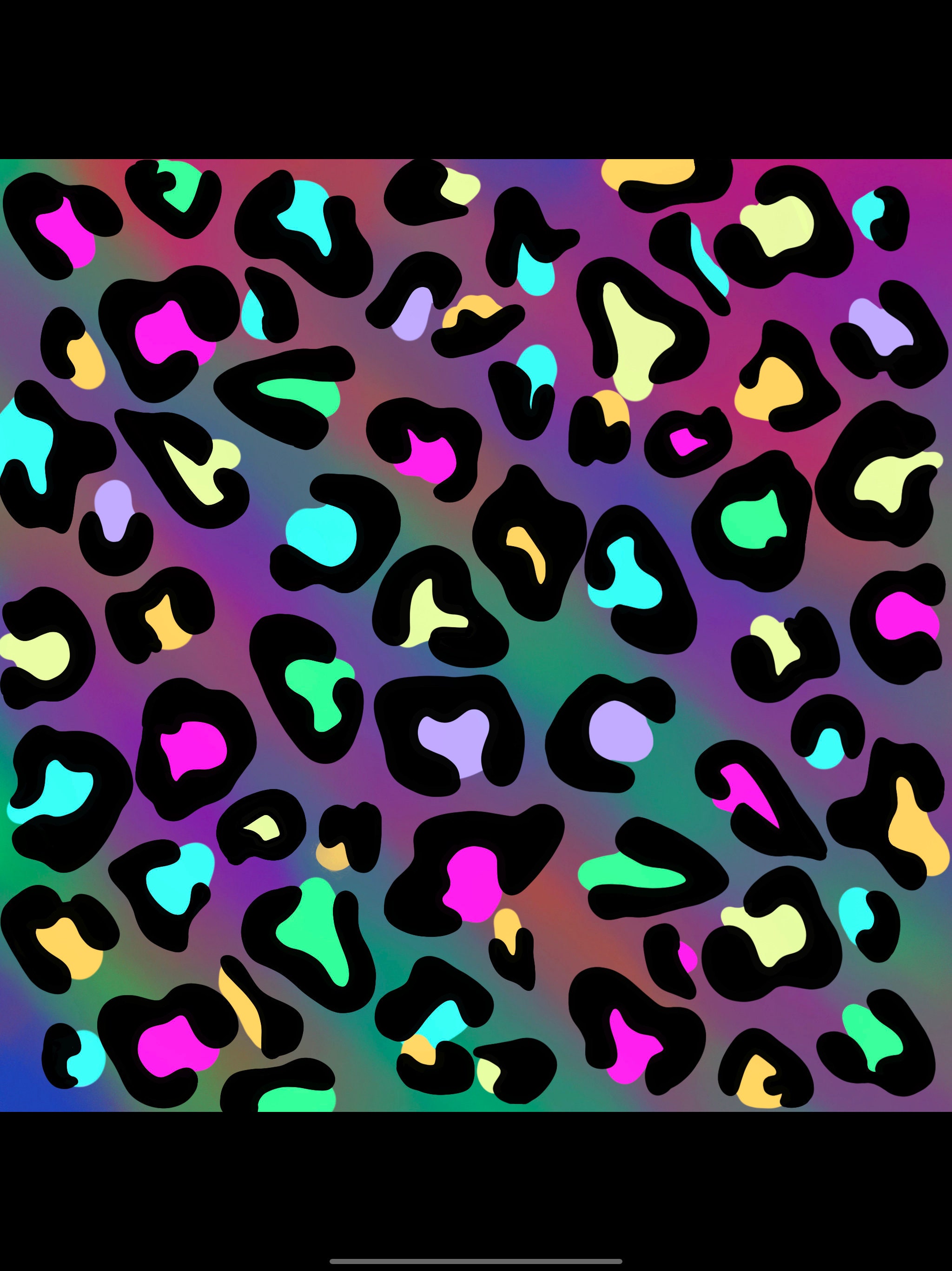 Multi Colored Cheetah Print