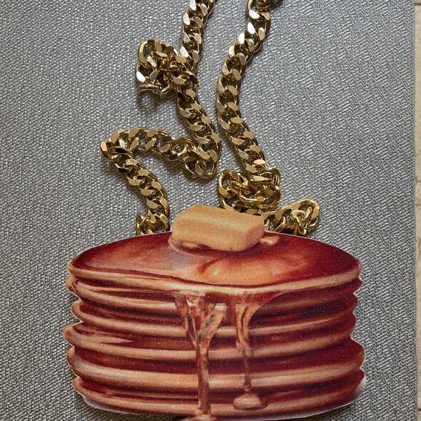 Pancake Necklace - Etsy