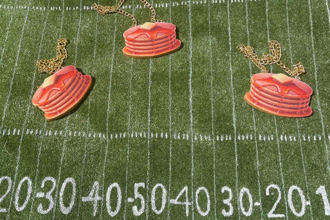 Pancake Block O-line Serving Pancakes 24/7 Rally Chain Turnover Chain ...