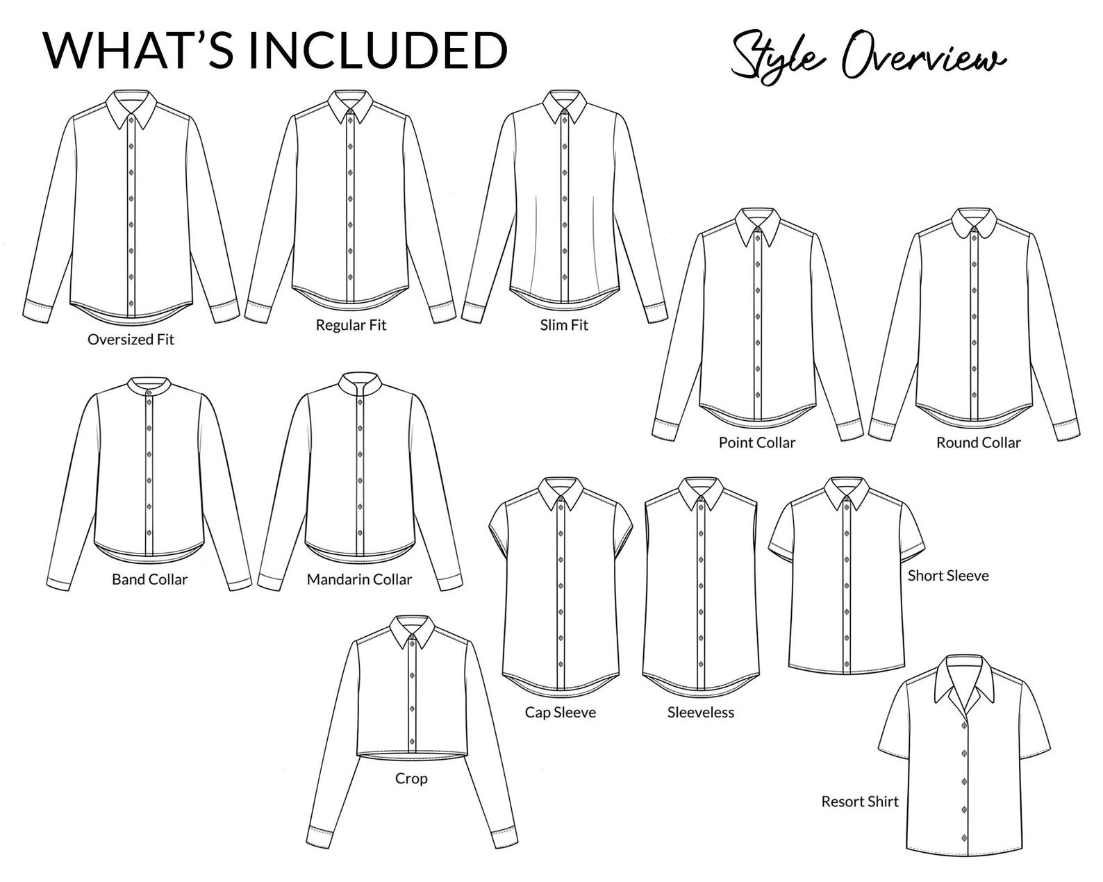 Women's Shirt Flat Drawings, Technical Flat Fashion Drawing, Women's ...